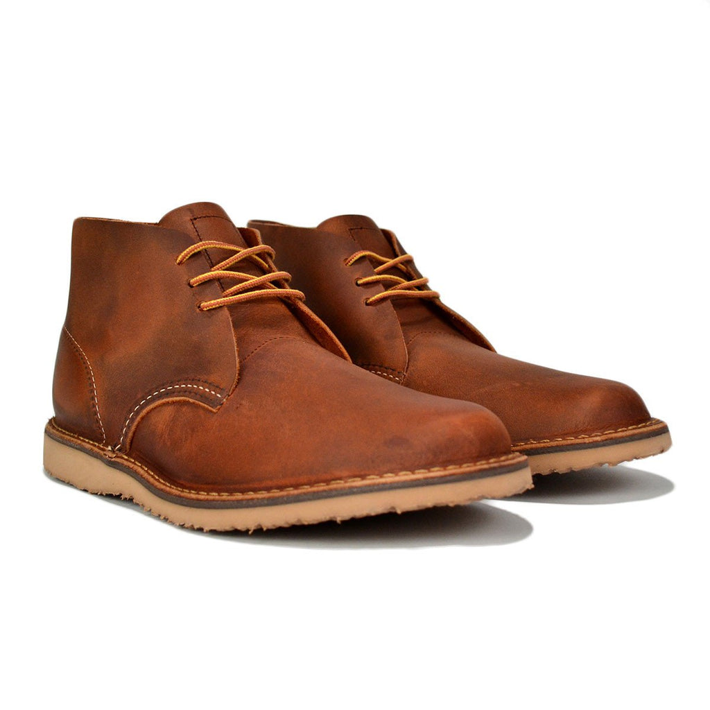 RED WING HERITAGE WEEKENDER CHUKKA STYLE 3322 - COPPER ROUGH & TOUGH ...