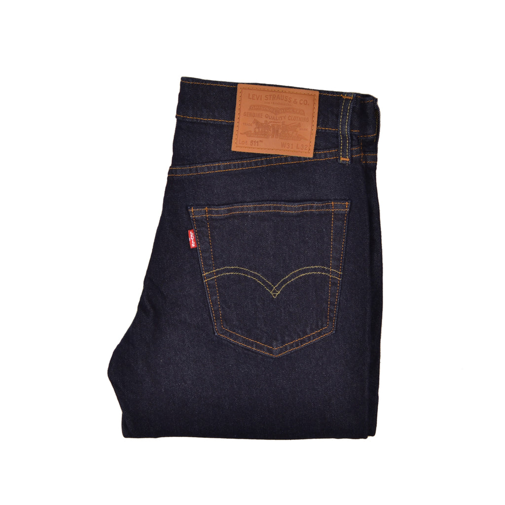 LEVI'S PREMIUM 511 SLIM FIT JEANS - MIDKNIGHT RINSE DARK RINSE ...
