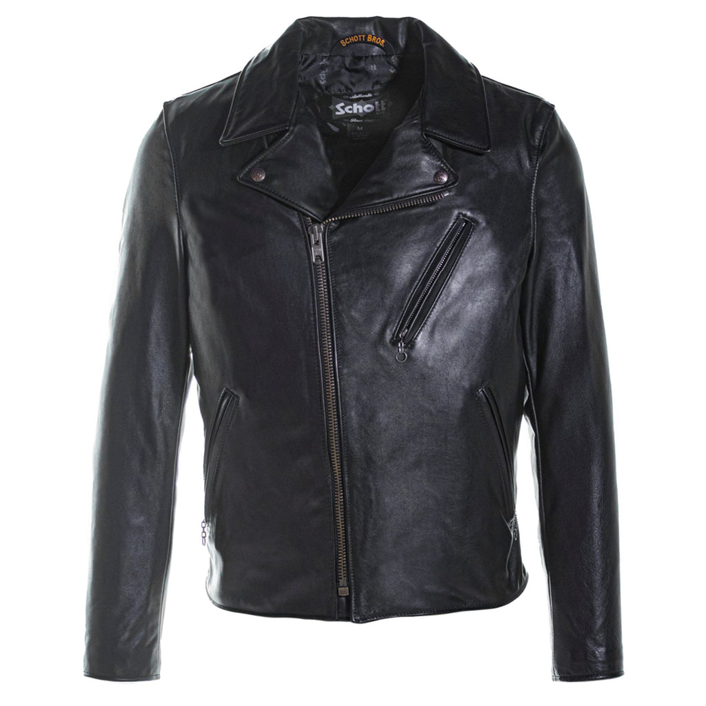 503 MEN'S LIGHT WEIGHT COWHIDE MOTORCYCLE JACKET - BLACK – Reserve ...